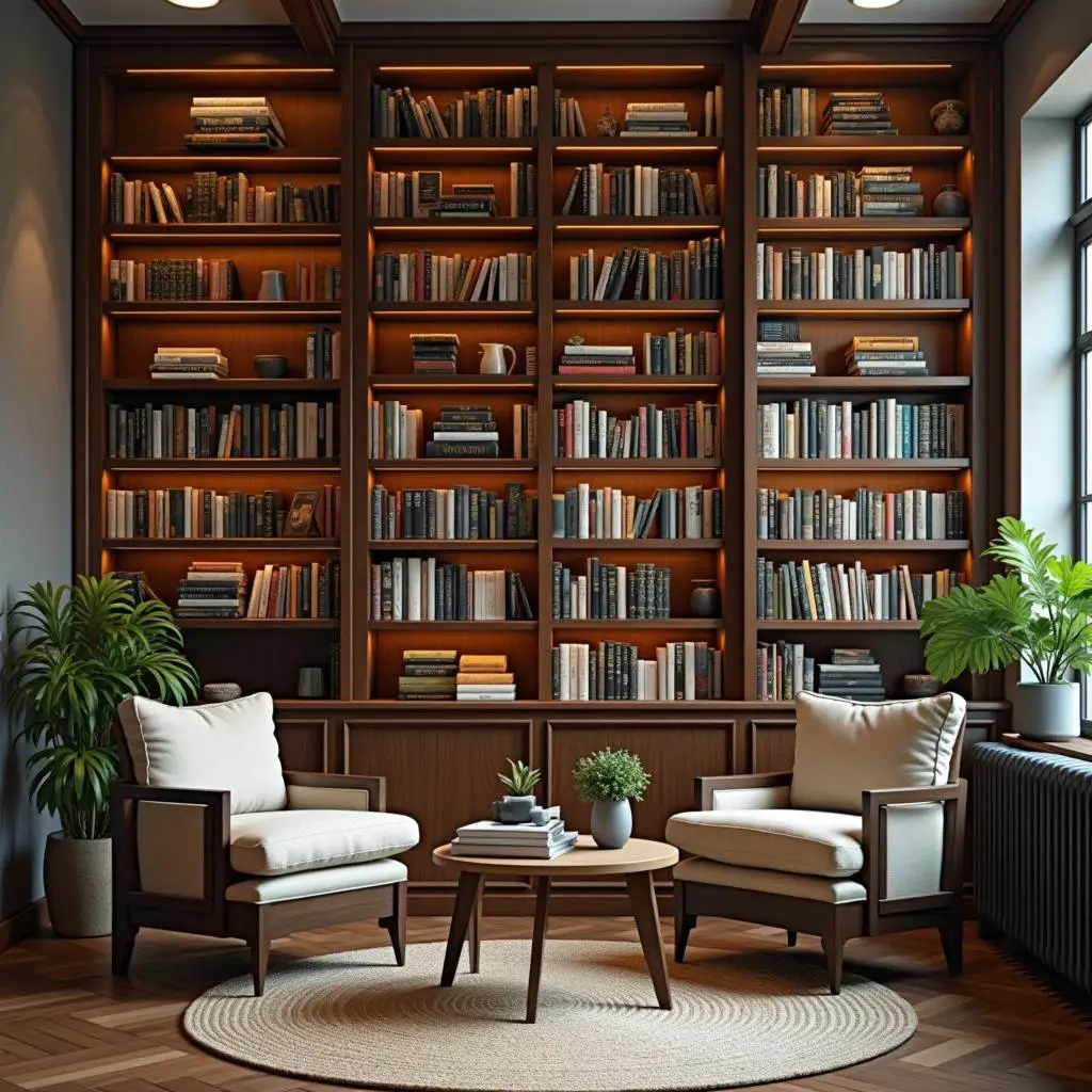 20 Dreamy Home Library Ideas for Book Lovers - Top Cascade Flare