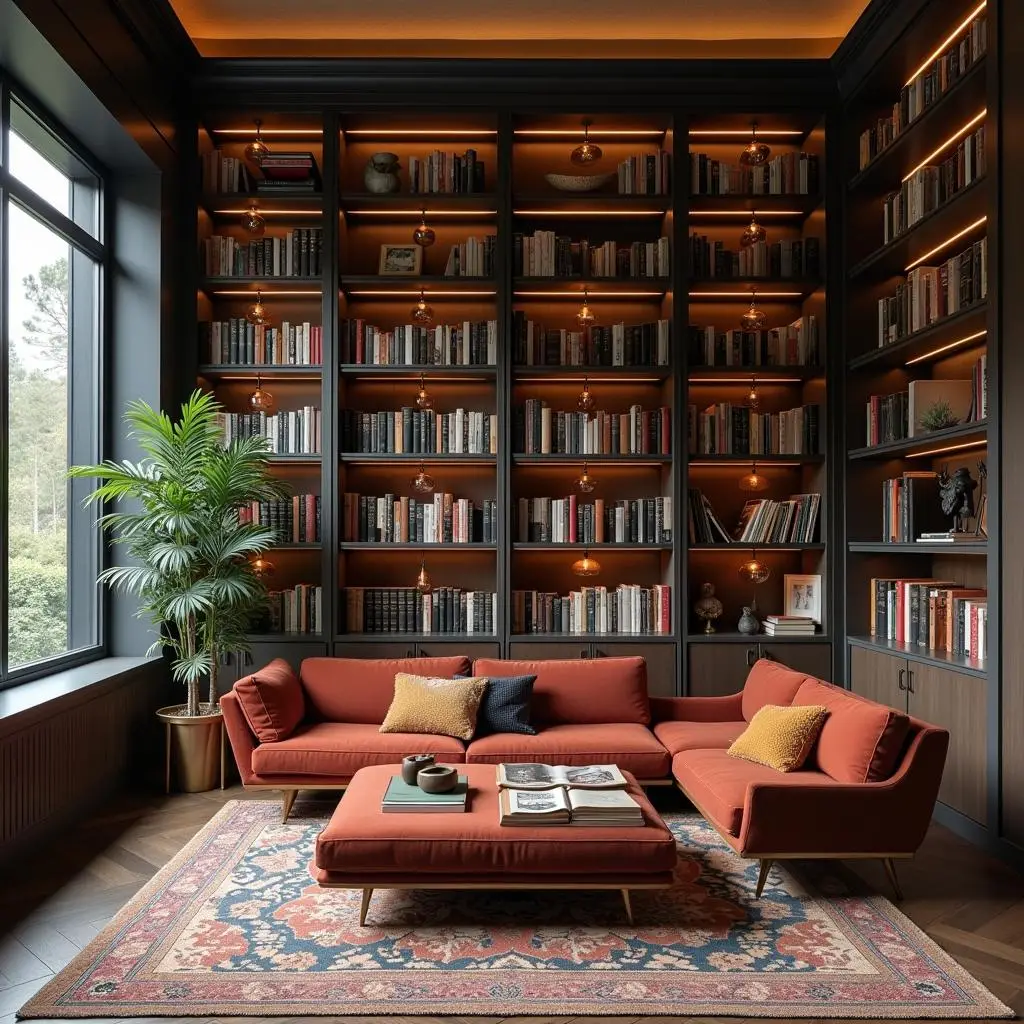 20 Dreamy Home Library Ideas for Book Lovers - Top Cascade Flare