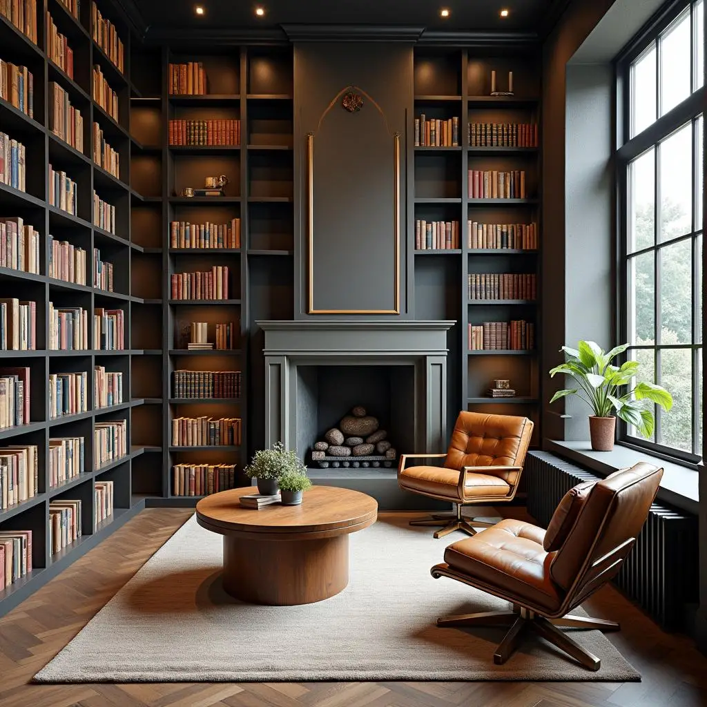 20 Dreamy Home Library Ideas for Book Lovers - Top Cascade Flare